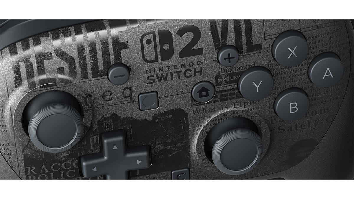 Nintendo Switch™ 2 Pro Controller Resident Evil Requiem Edition - Nintendo Official Site